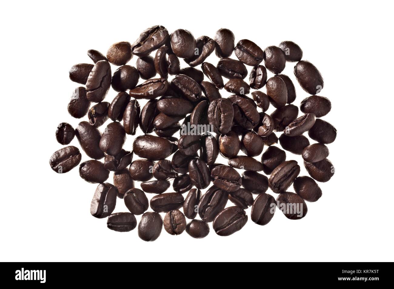 top view of coffee beans Stock Photo - Alamy