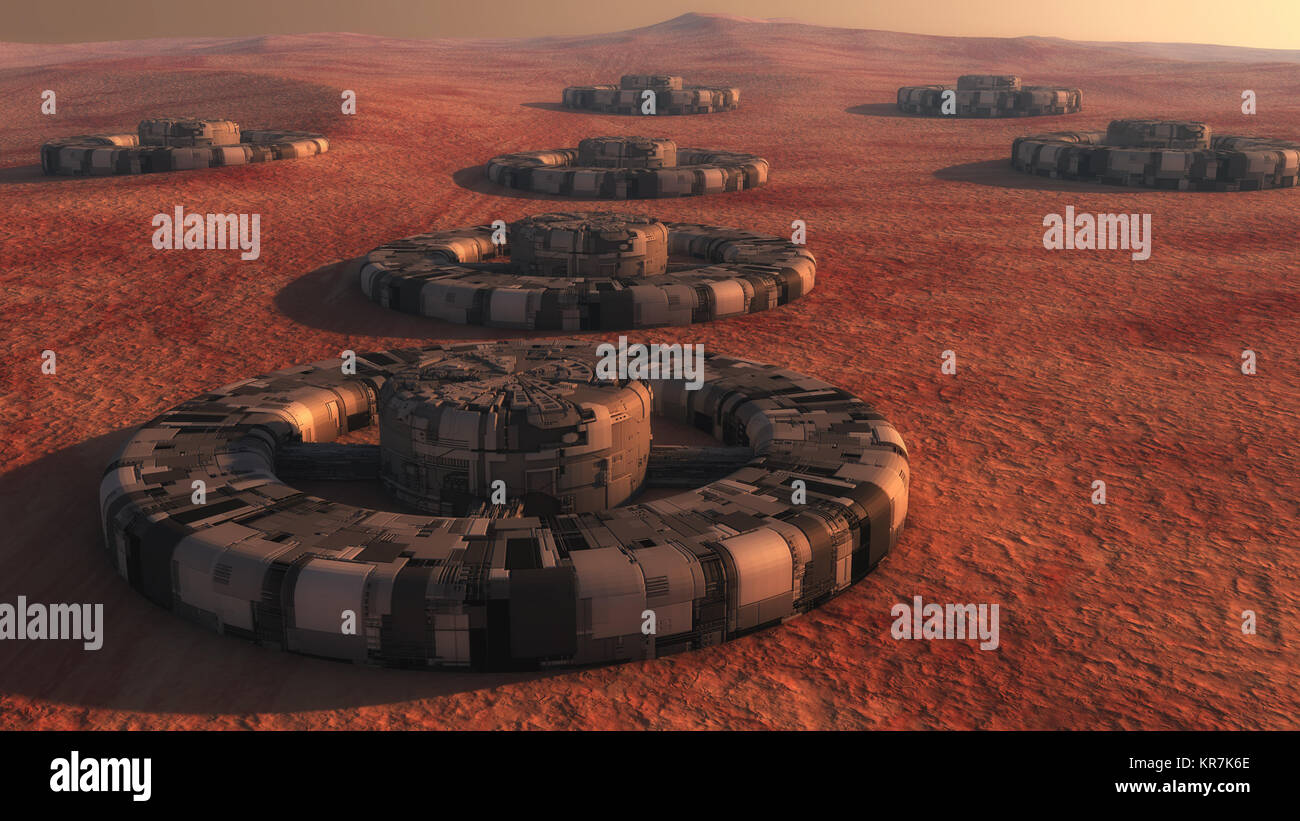 Alien City Concept Art High Resolution Stock Photography and Images - Alamy