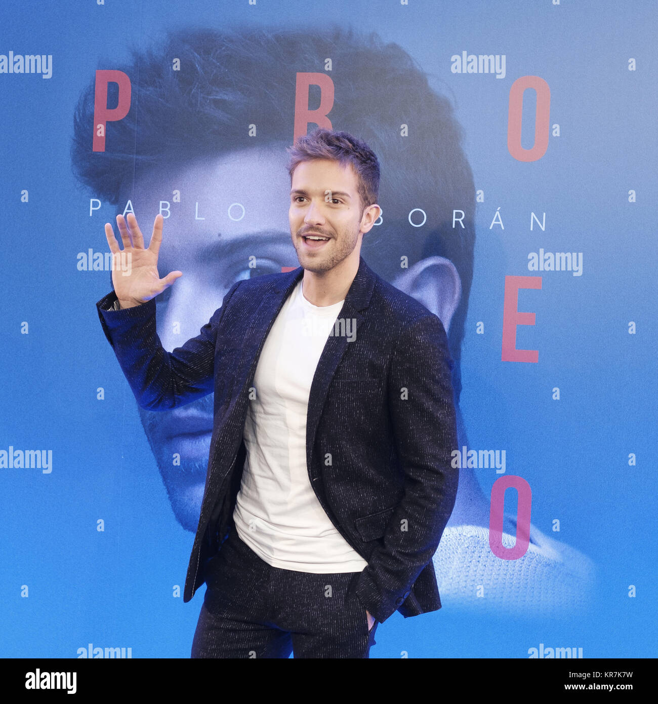 Pablo Alboran presents his new album 'Prometo' in Madrid, Spain ...