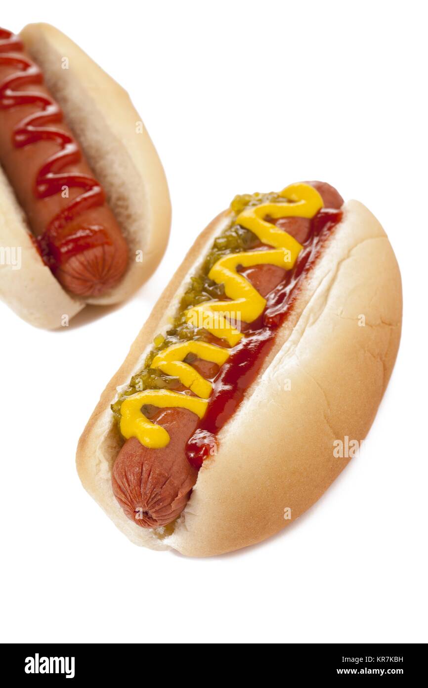 Two hotdogs hi-res stock photography and images - Alamy