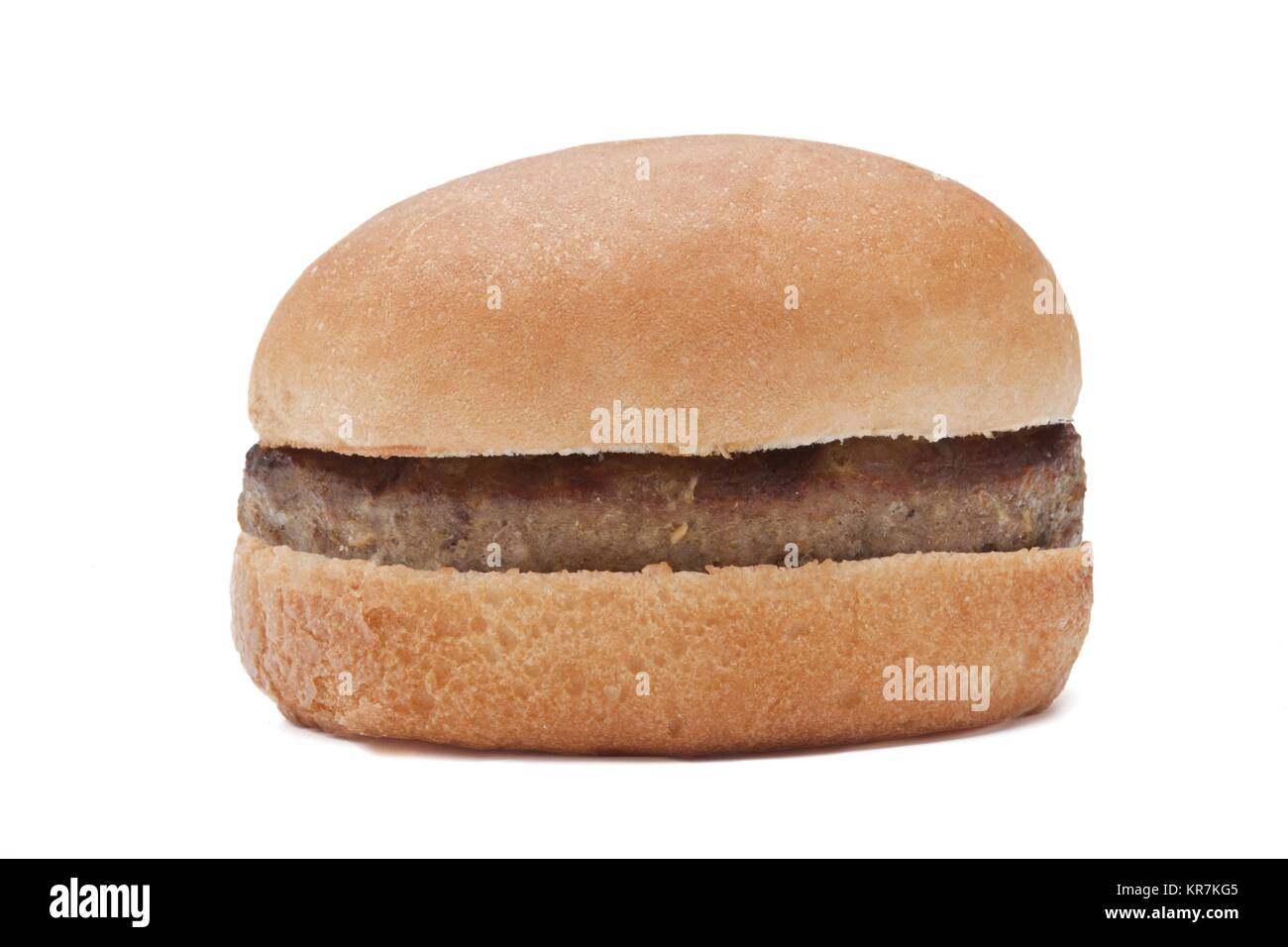 very plain burger Stock Photo - Alamy