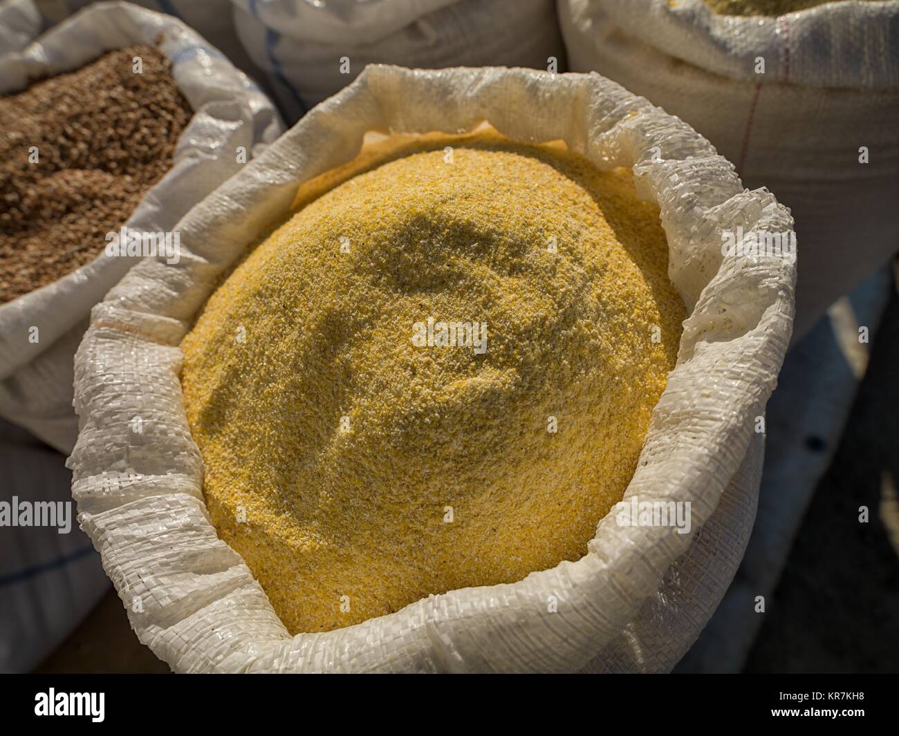 view of yellow spice Stock Photo - Alamy