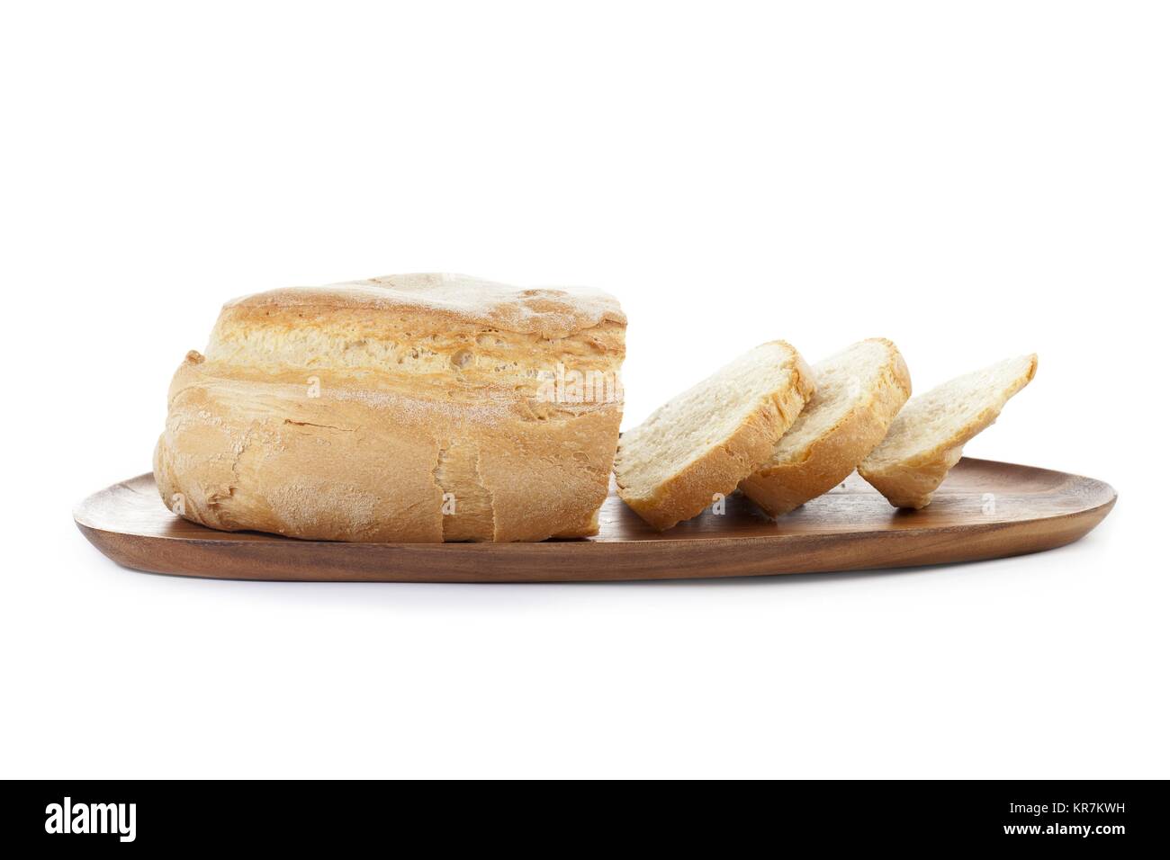 Freshly baked bread slices Cut Out Stock Images & Pictures - Alamy