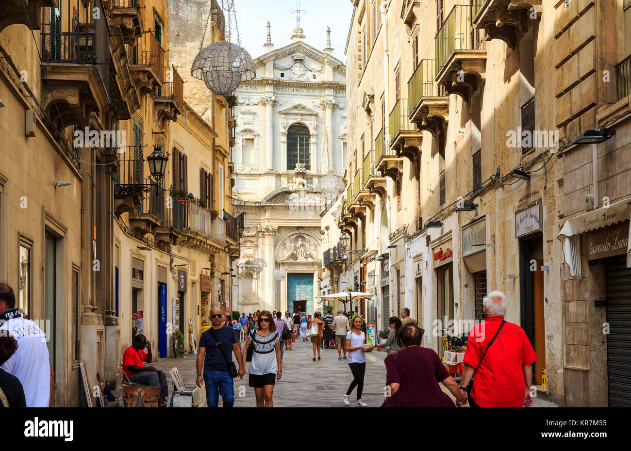 Lecce, Puglia, Italy Stock Photo - Alamy