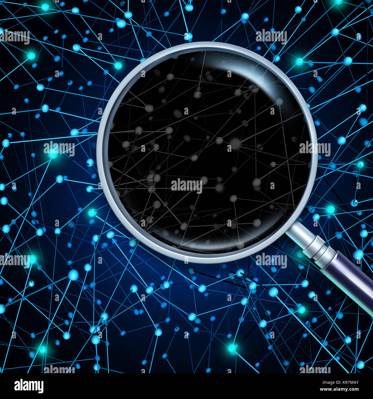 Dark web or internet website anonymous and untraceable cyberspace or ...