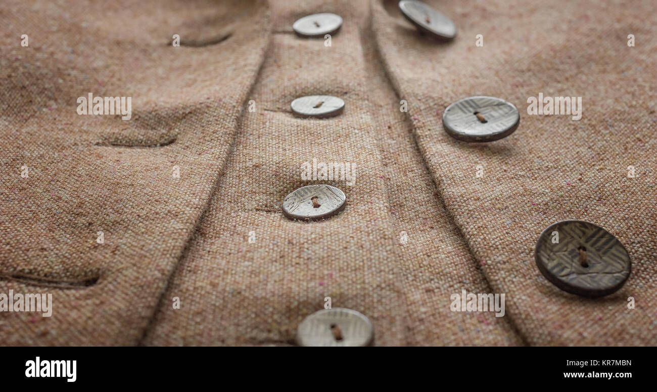 Suit jacket button details Stock Photo - Alamy