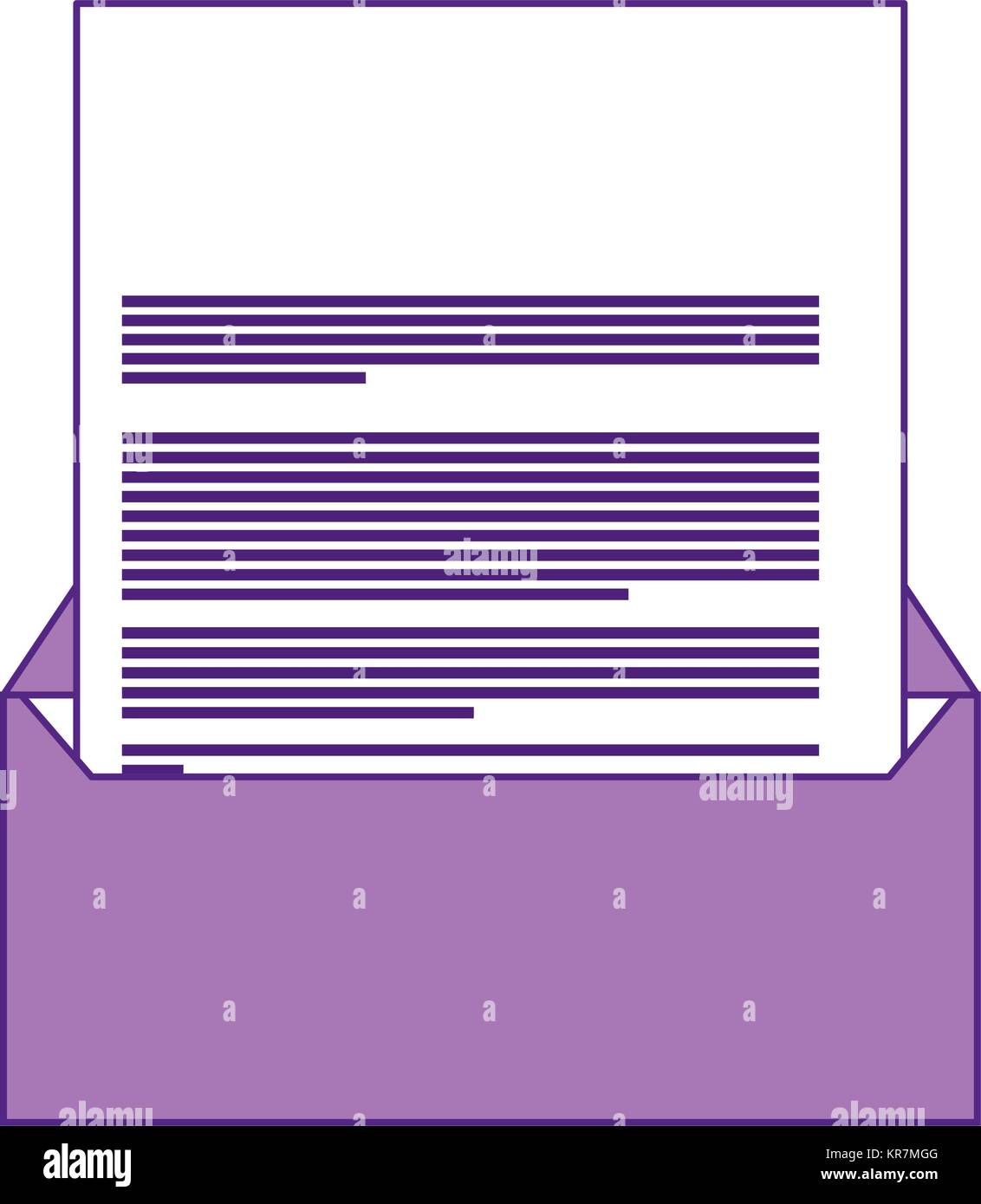 corporate envelope and document letter stationery blank Stock Vector ...