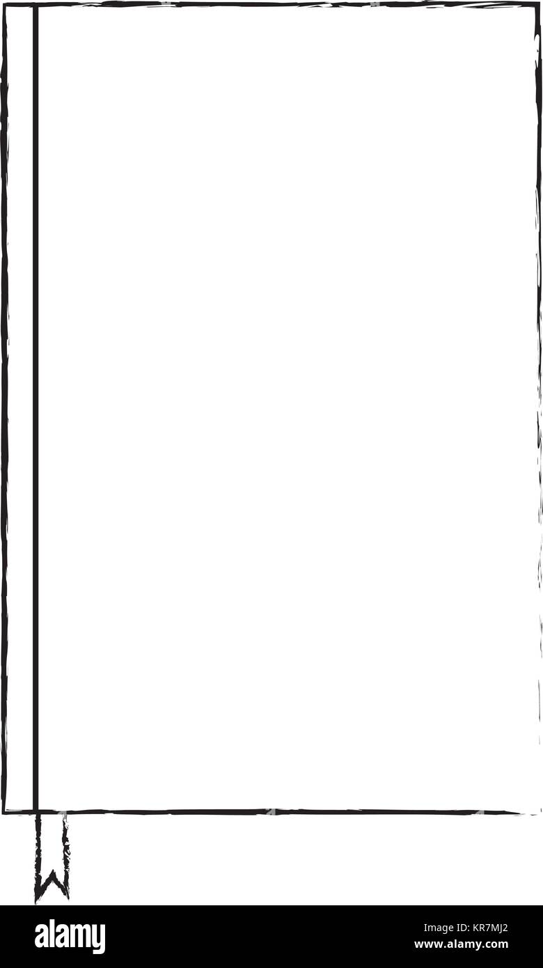 notebook with bookmark corporate identity stationery diary Stock Vector ...