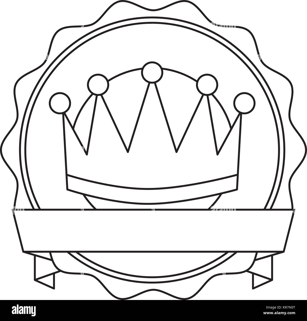 Crown banner Stock Vector Images - Alamy