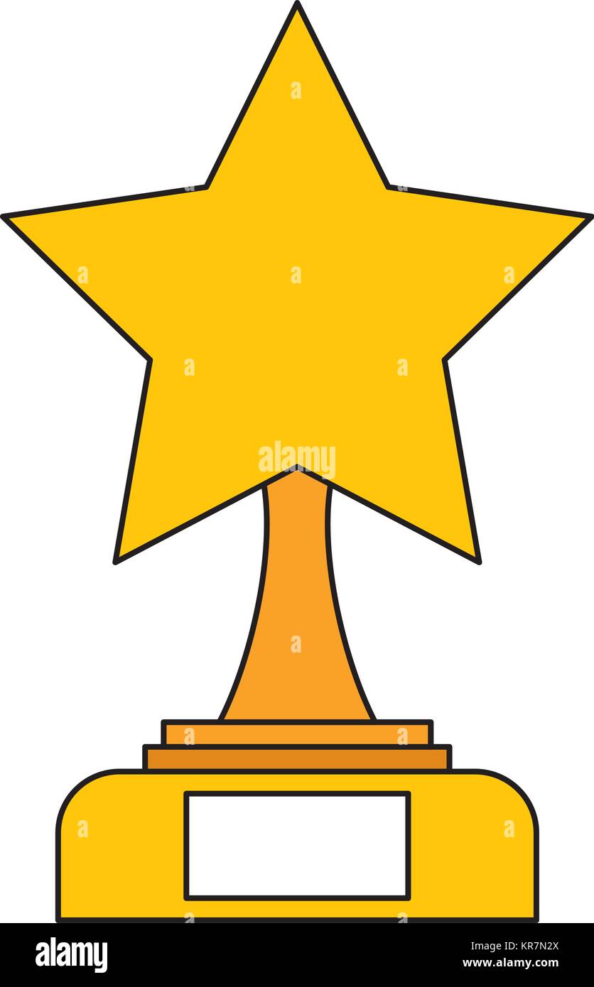 star trophy award competition victory Stock Vector Image & Art - Alamy