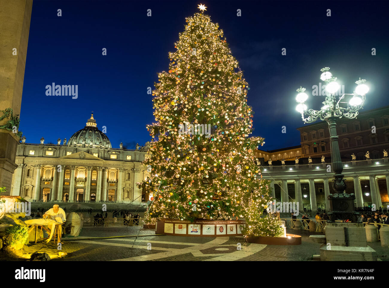 Rome, Italy - Saint Peter basilica in Vatican with the dome during the ...
