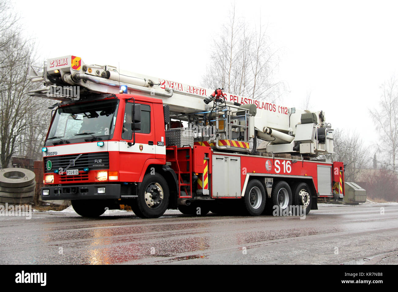 Volvo fire engine hi-res stock photography and images - Alamy