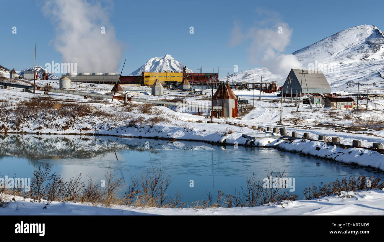 Geothermal Energy Plant Winter High Resolution Stock Photography and ...