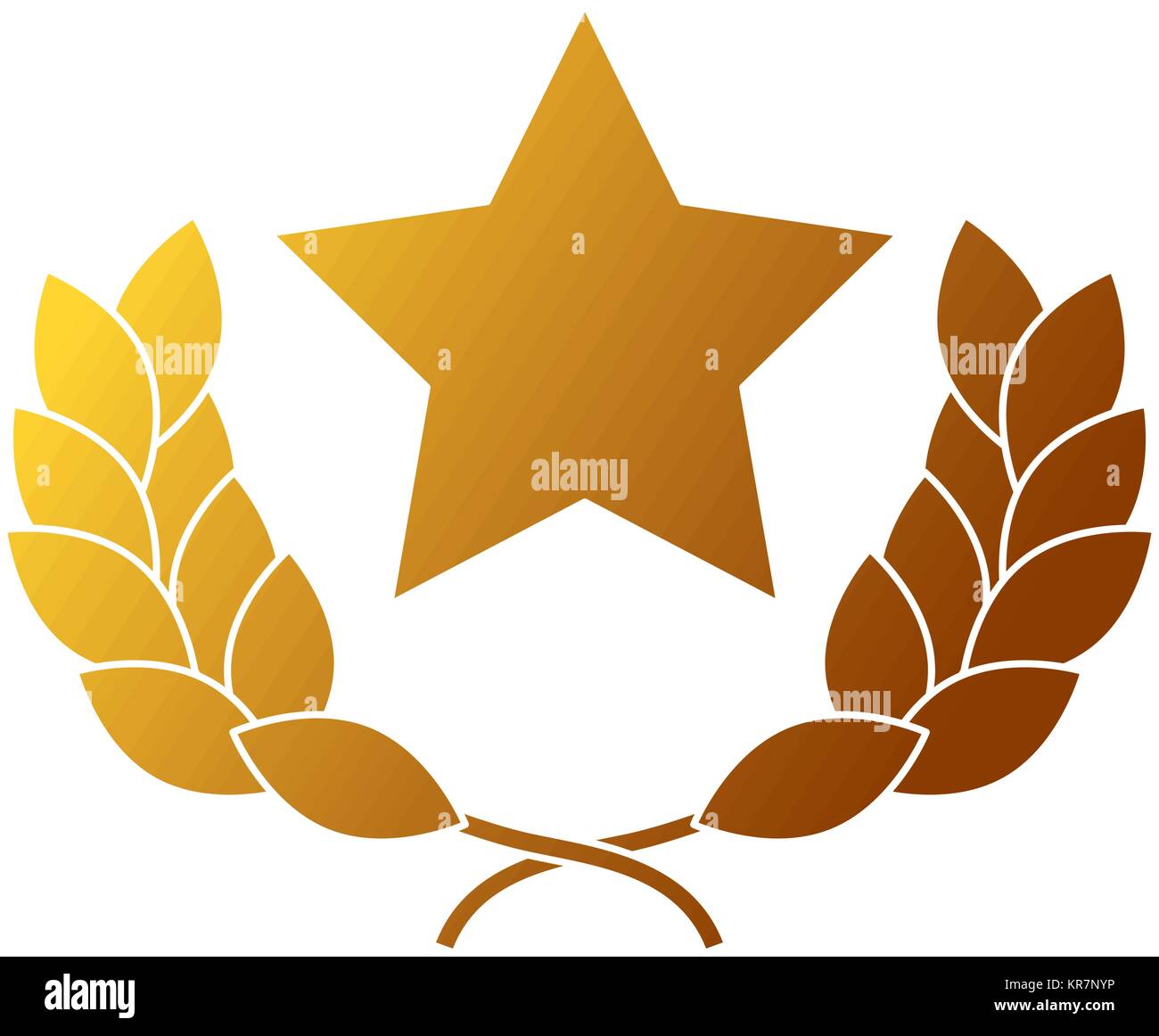 winner star and wreath Stock Vector Image & Art - Alamy