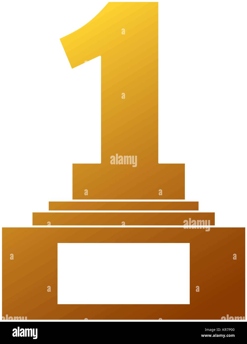 number one trophy award Stock Vector Image & Art - Alamy