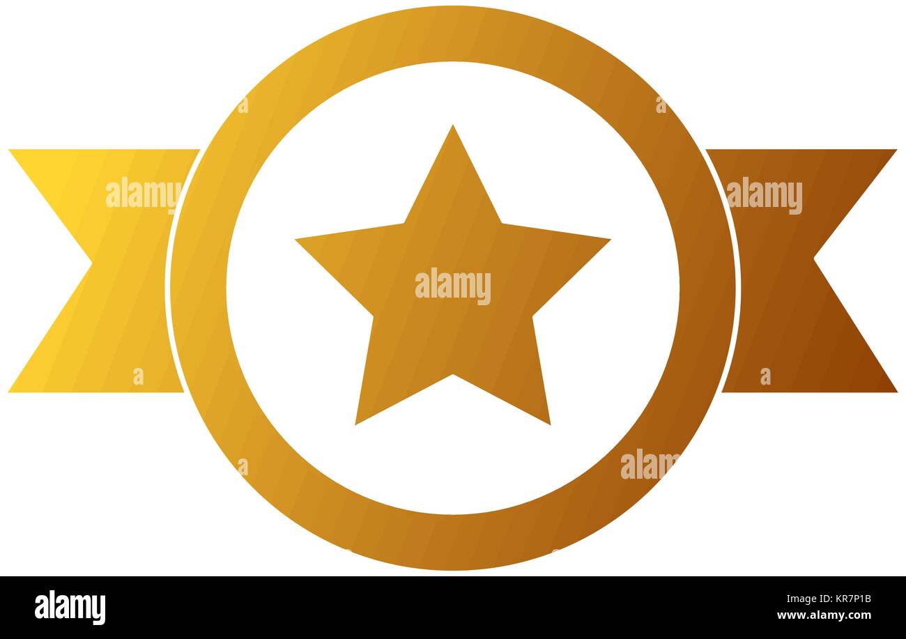 winner medal with star Stock Vector Image & Art - Alamy