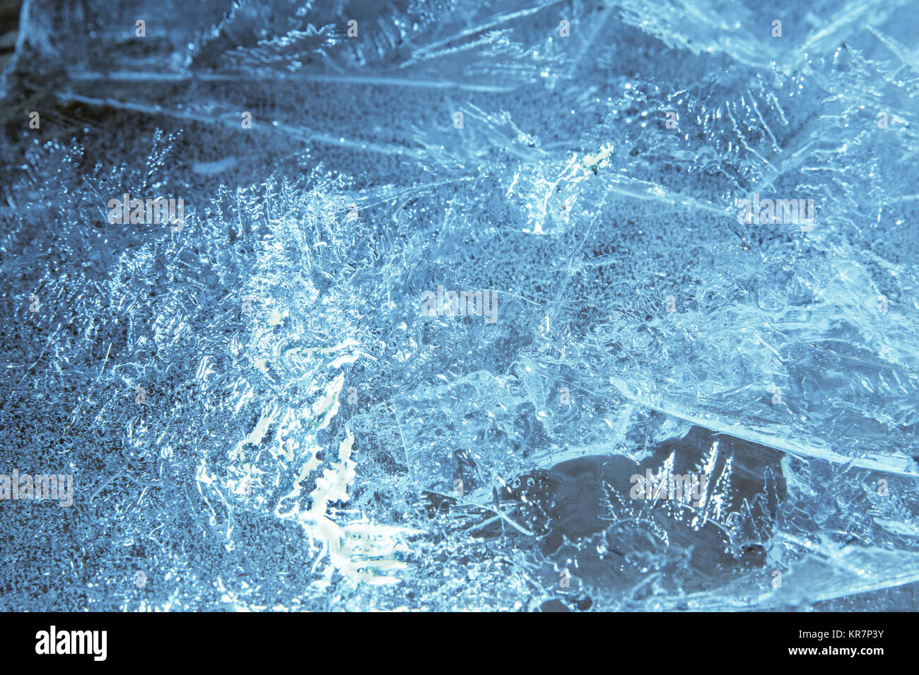 Abstract frozen background of ice Stock Photo - Alamy