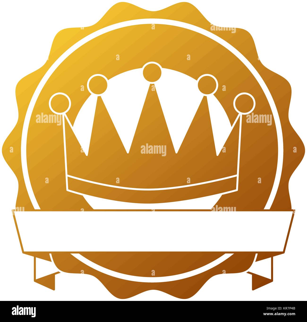 winner crown emblem icon Stock Vector Image & Art - Alamy