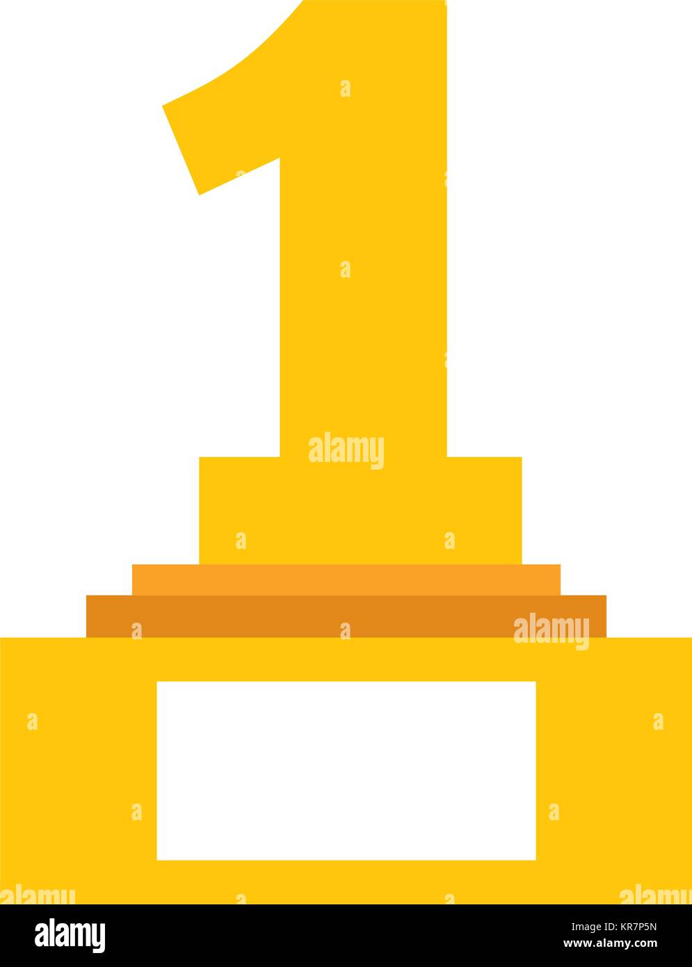 number one trophy award Stock Vector Image & Art - Alamy