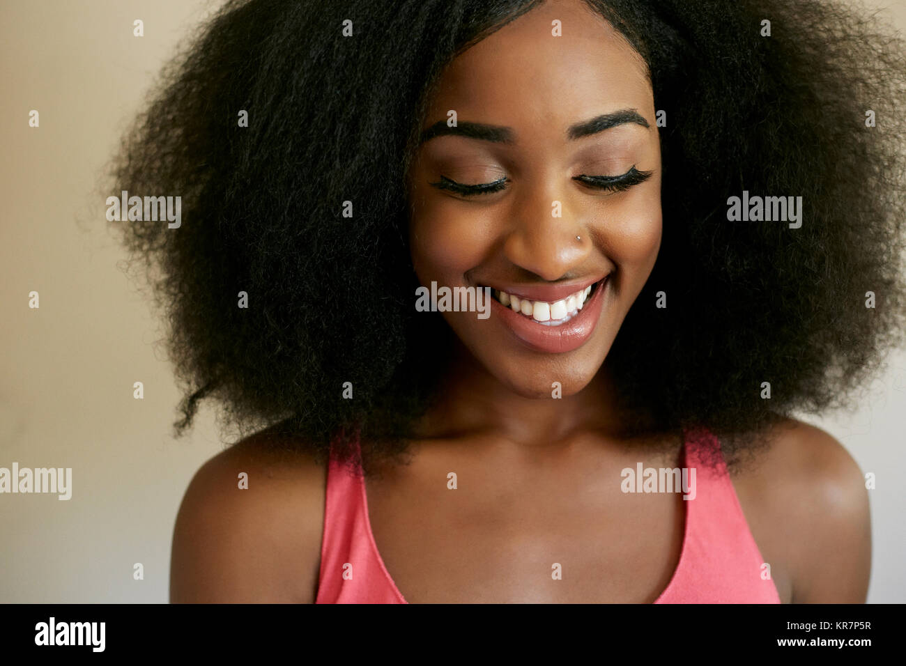 Portrait of smiling mixed race woman Stock Photo - Alamy Portrait of smiling mixed race woman Stock Photo - Alamy