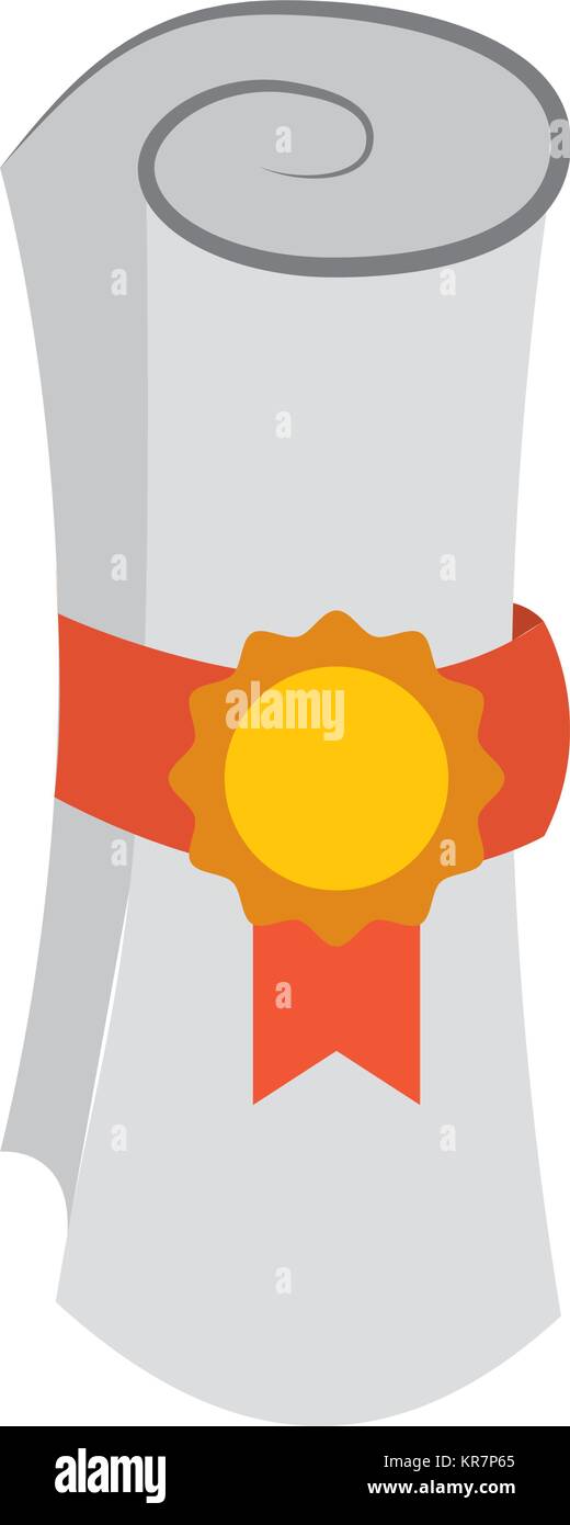 winner diploma rolled with medal Stock Vector Image & Art - Alamy