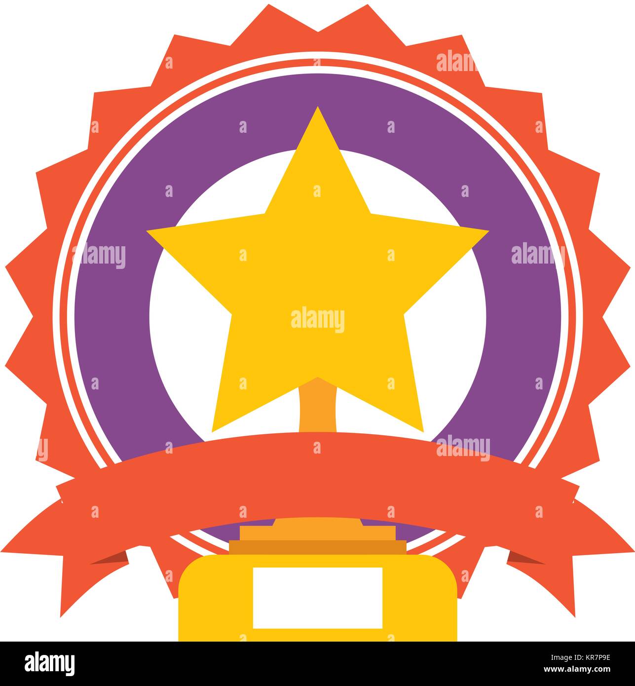 star trophy winner emblem Stock Vector Image & Art - Alamy