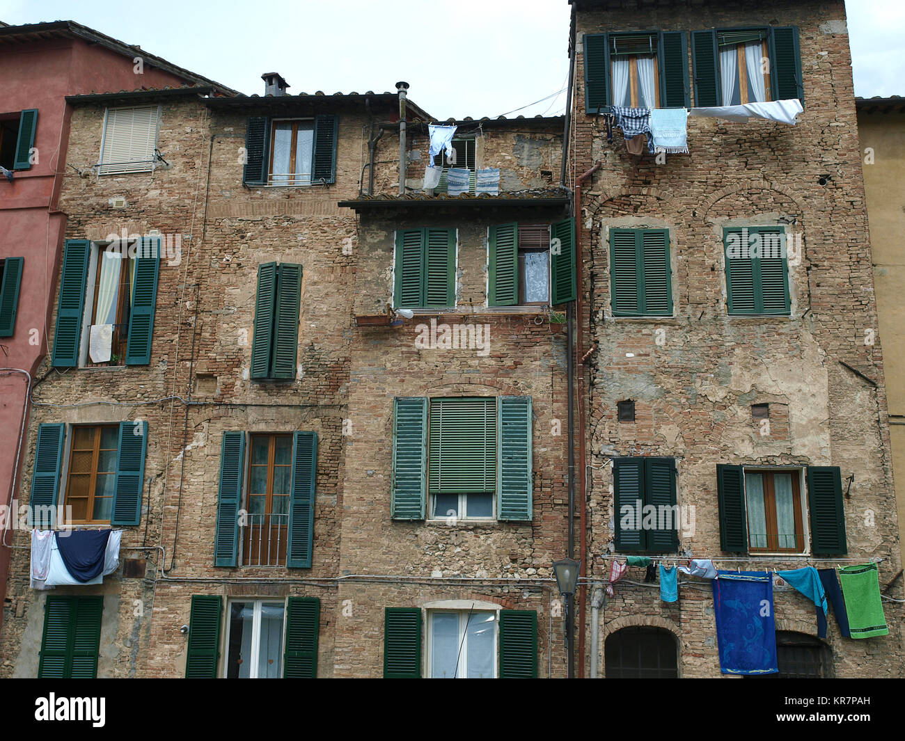 Siena - the medieval climate and characteristic colours Stock Photo - Alamy