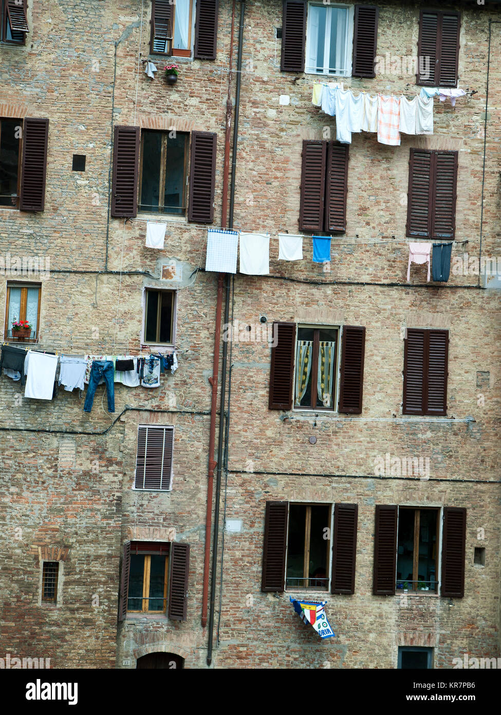 Siena - the medieval climate and characteristic colours Stock Photo - Alamy