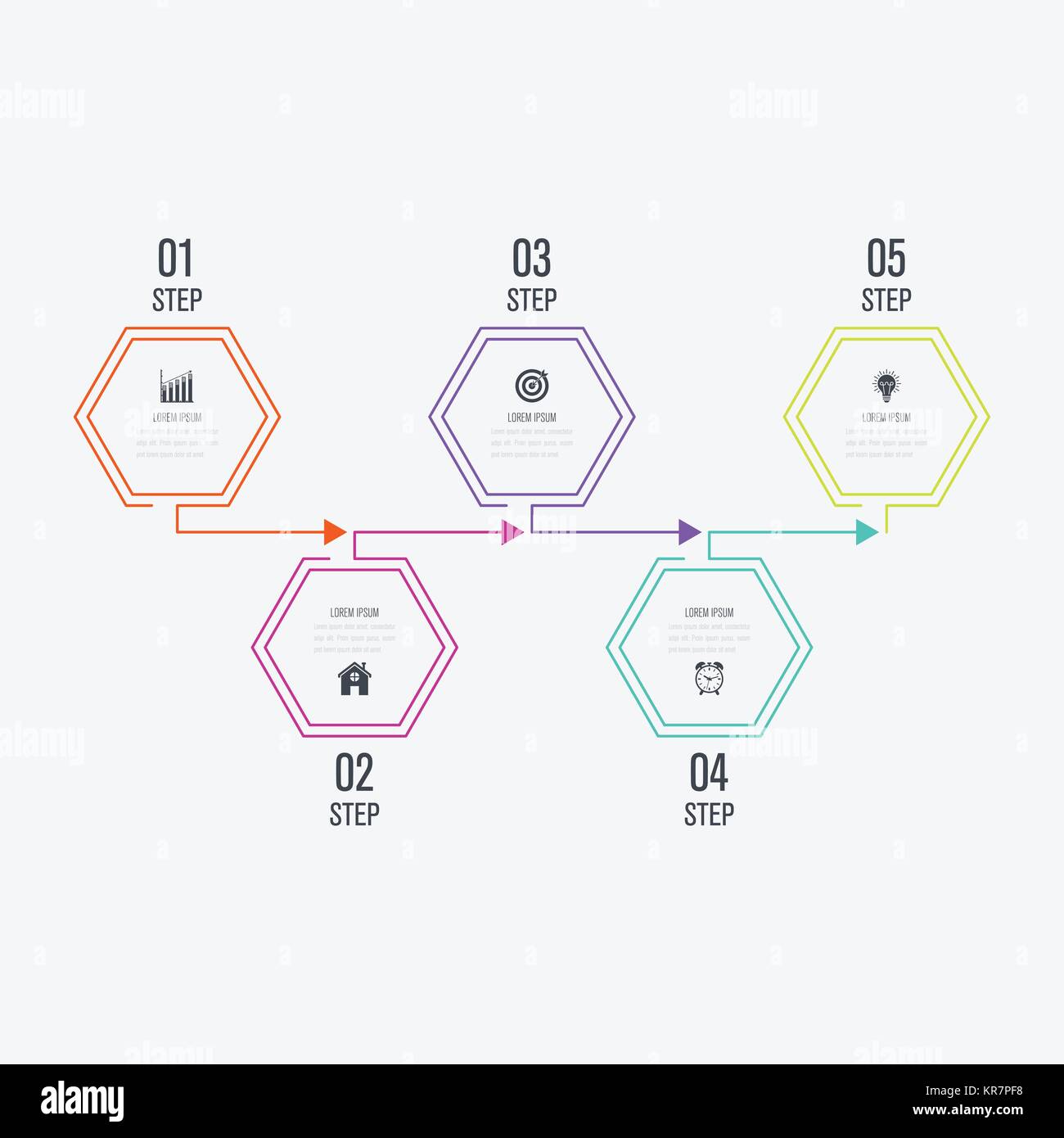 5 part circle infographic hi-res stock photography and images - Alamy