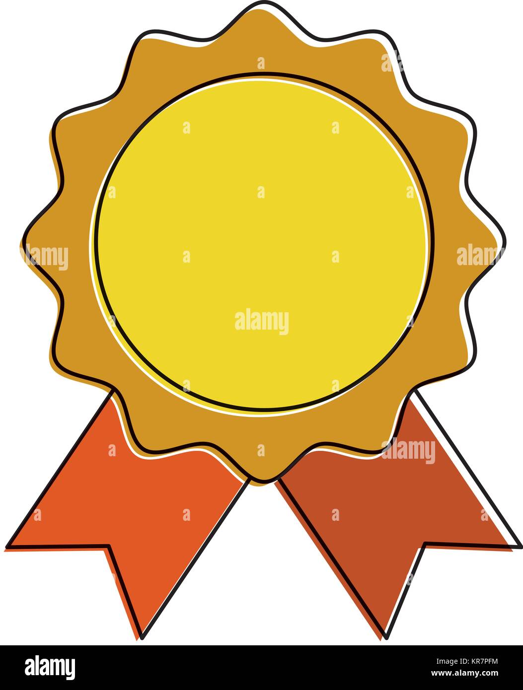 seal with ribbon emblem Stock Vector Image & Art - Alamy