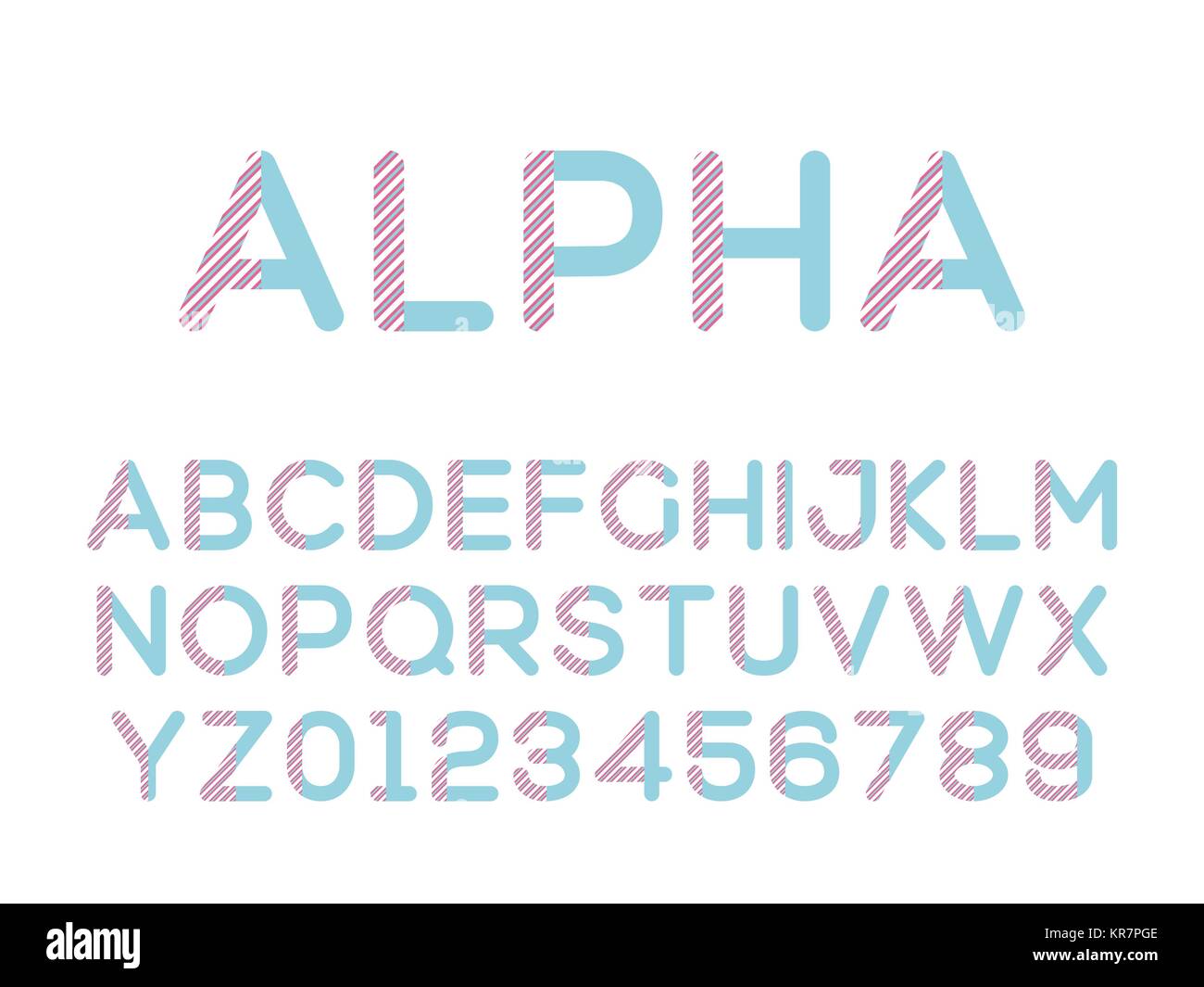 Vector of modern stylized font. Alphebet Stock Vector Image & Art - Alamy