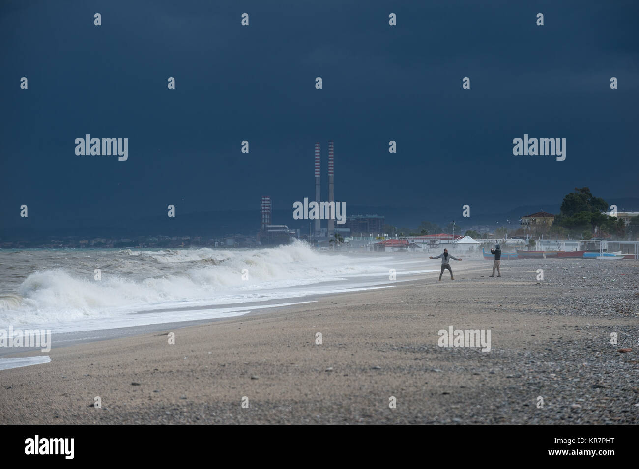 Floods caused by the NUMA cyclone that formed in the Ionian Sea and is ...