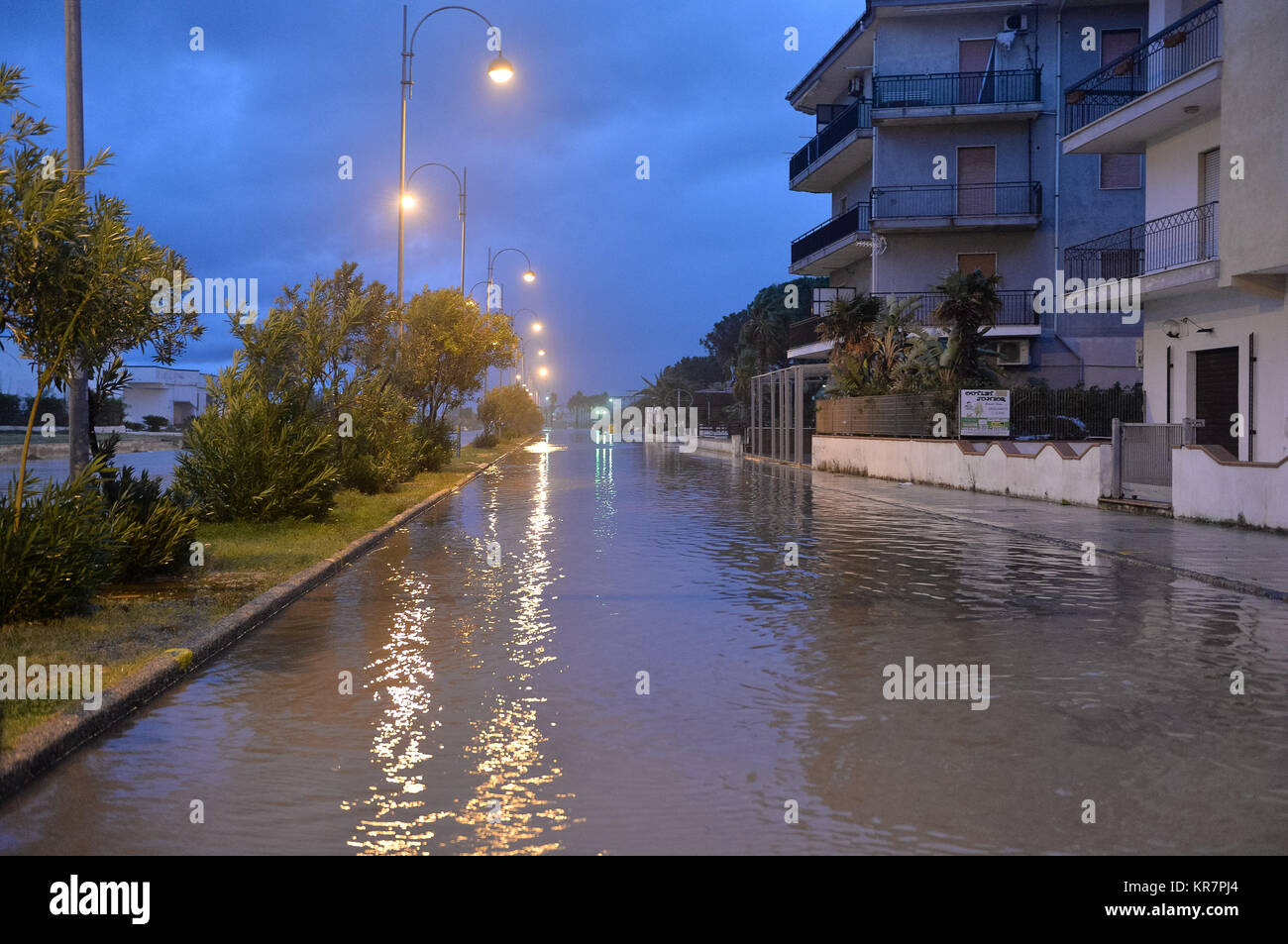 Floods caused by the NUMA cyclone that formed in the Ionian Sea and is ...