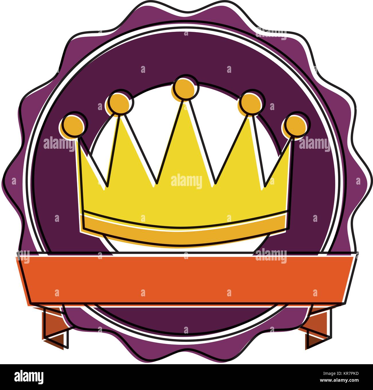 winner crown emblem icon Stock Vector Image & Art - Alamy