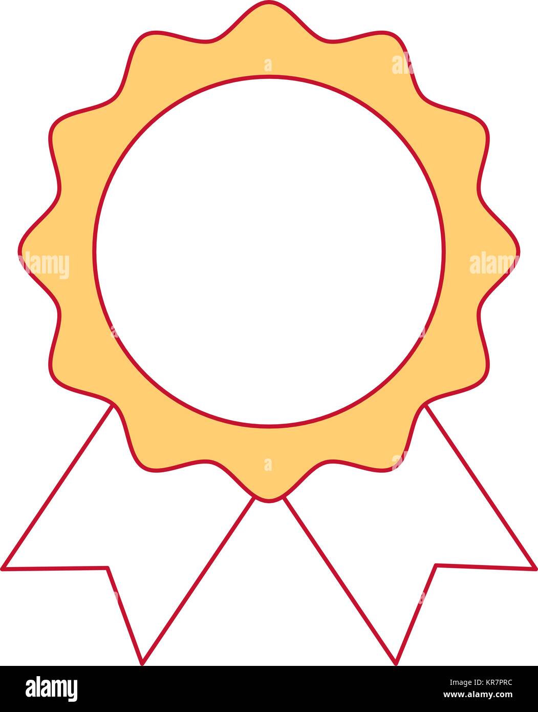 seal with ribbon emblem Stock Vector Image & Art - Alamy