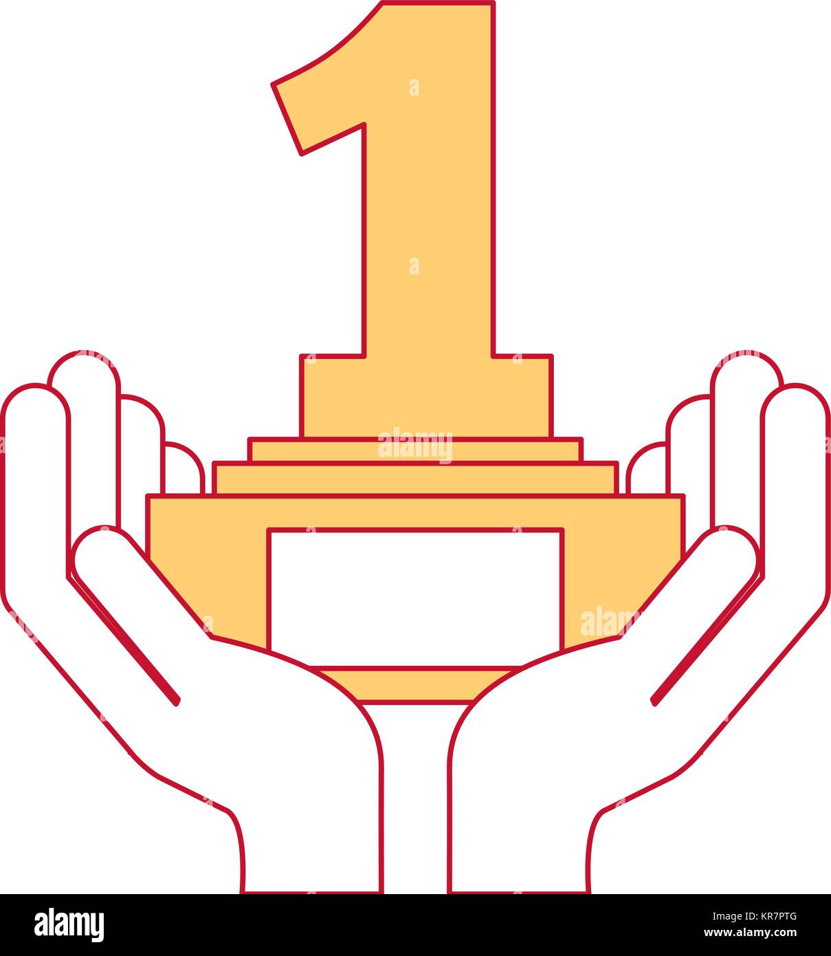 Lift trophy Stock Vector Images - Alamy
