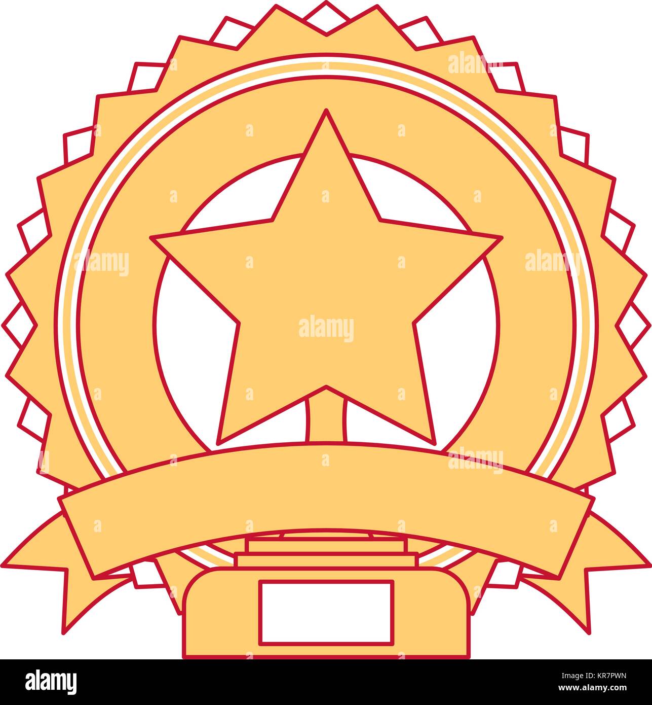star trophy winner emblem Stock Vector Image & Art - Alamy
