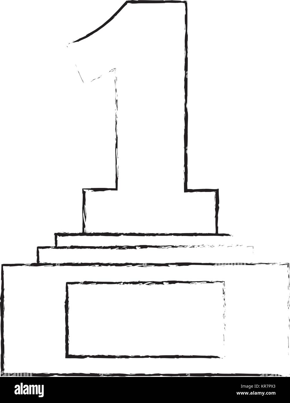 number one trophy award Stock Vector Image & Art - Alamy