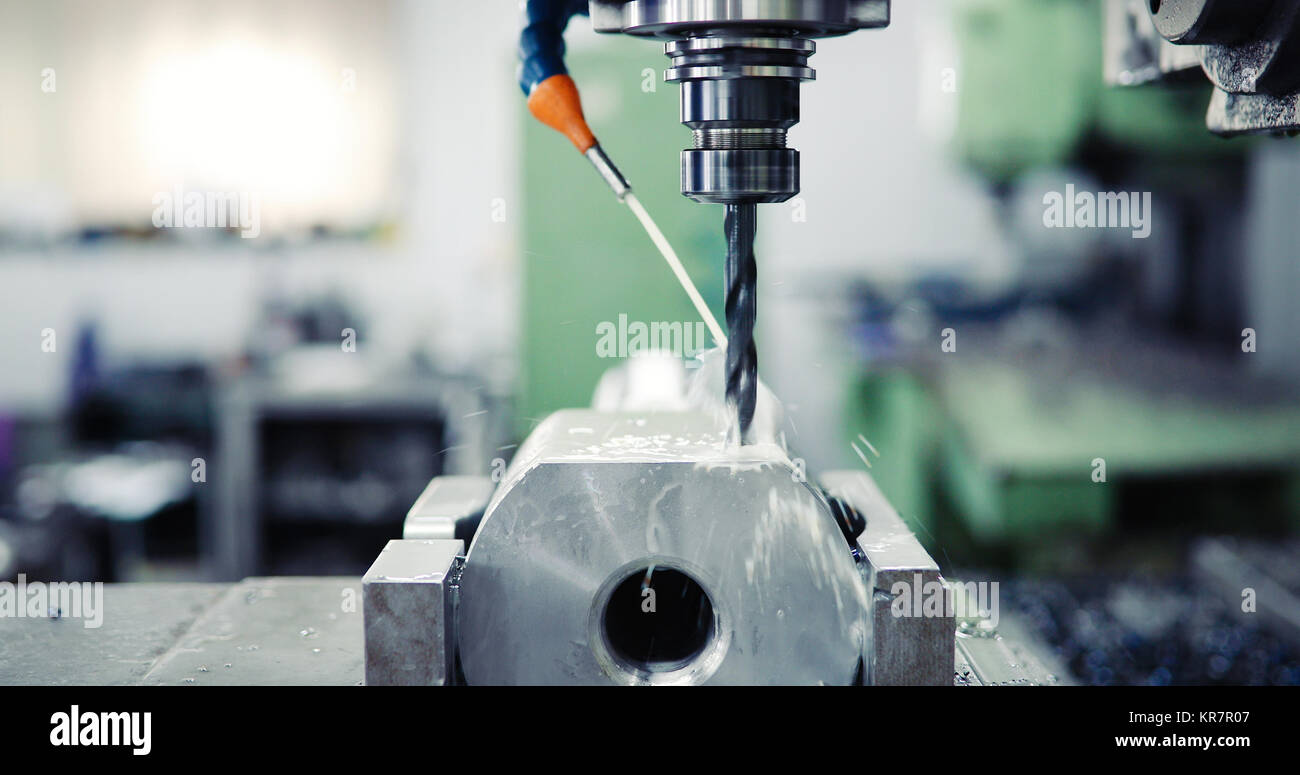 Close up of CNC machine Stock Photo - Alamy