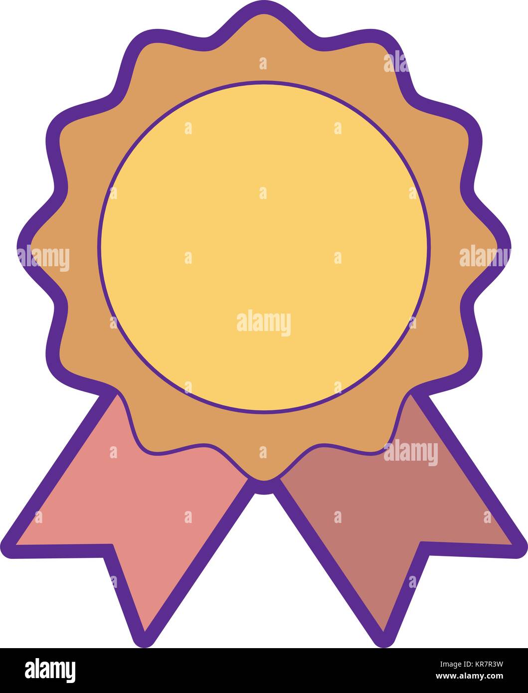 seal with ribbon emblem Stock Vector Image & Art - Alamy