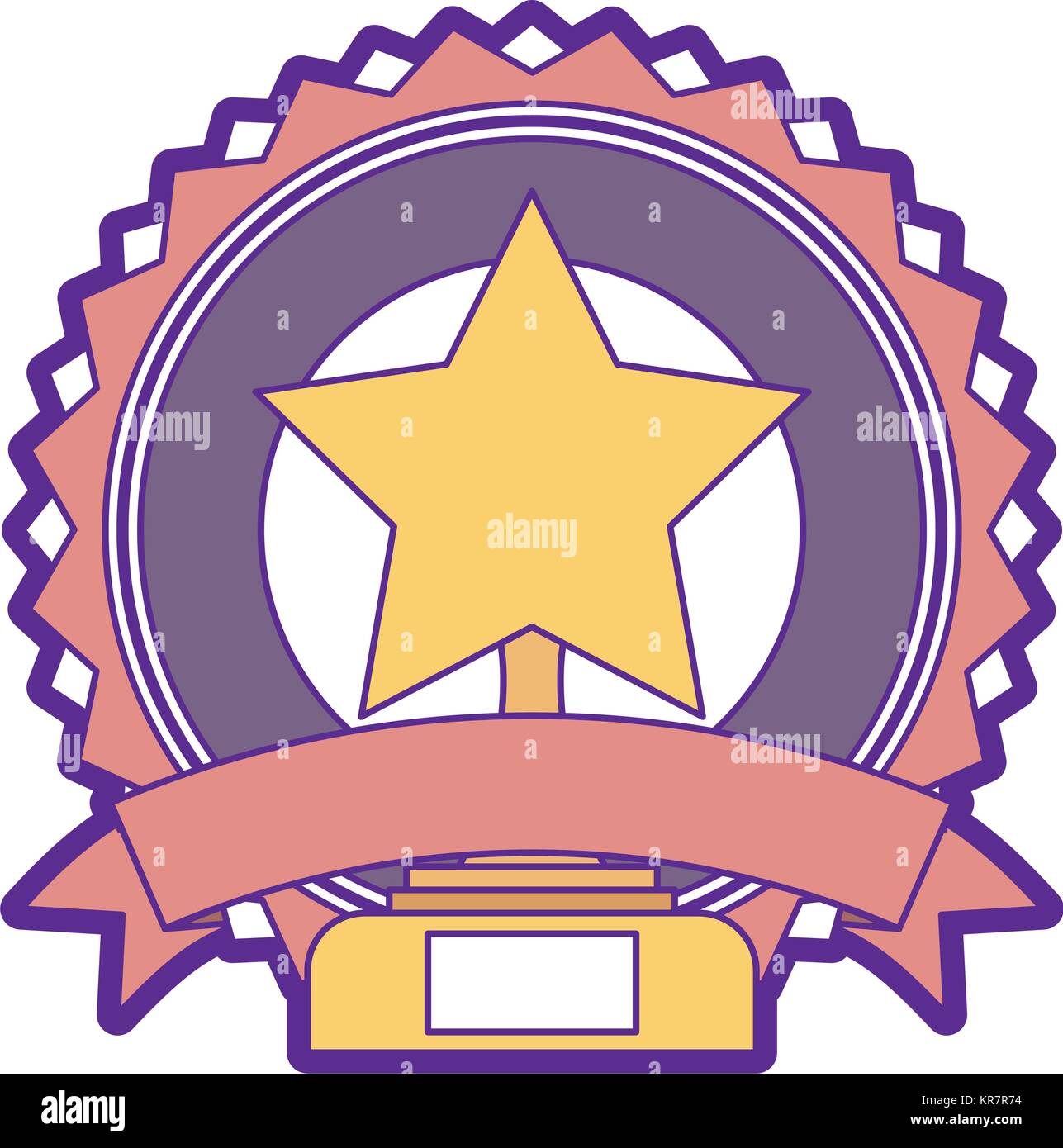 star trophy winner emblem Stock Vector Image & Art - Alamy