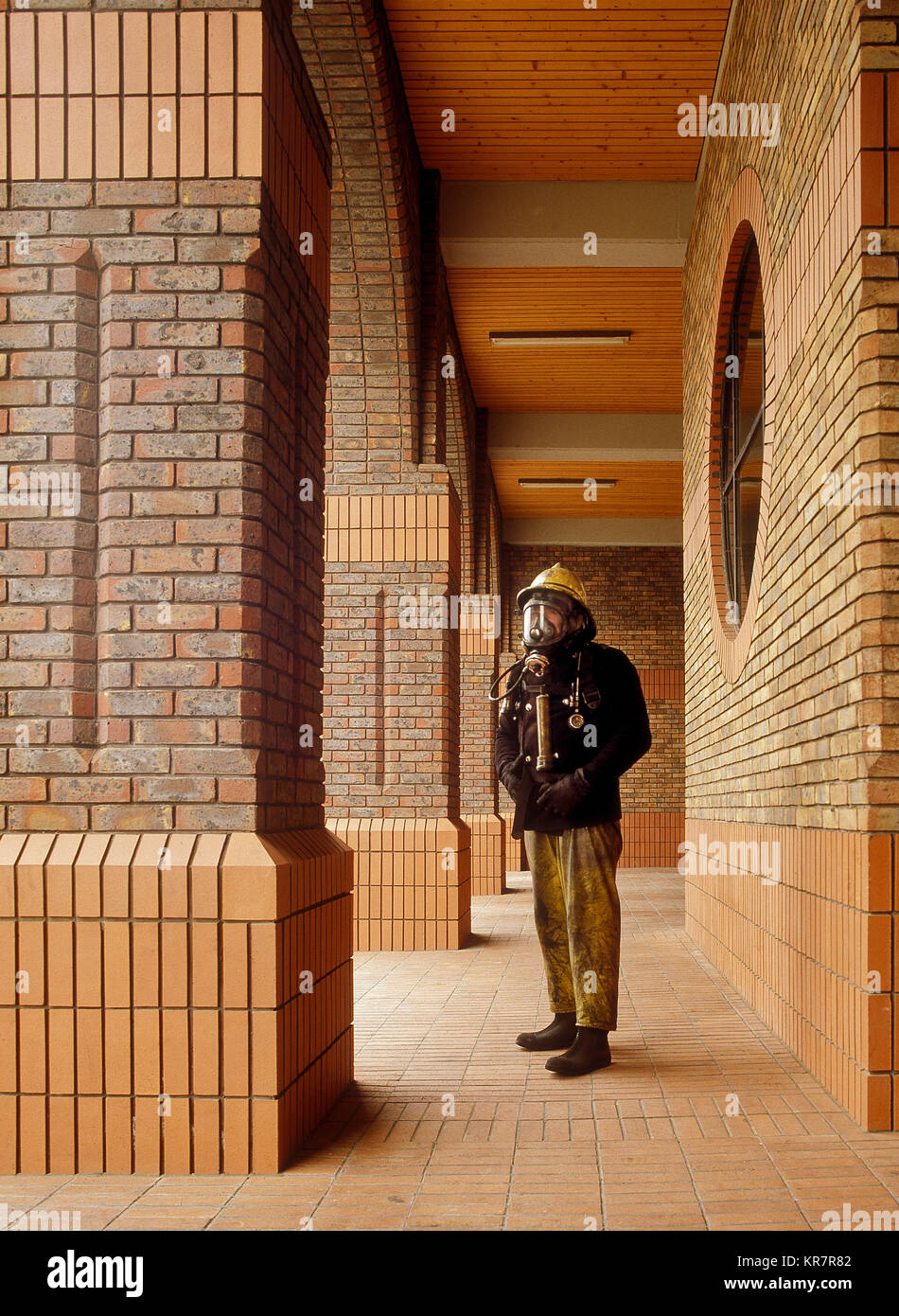 Fireman at Hull Fire Station Stock Photo - Alamy
