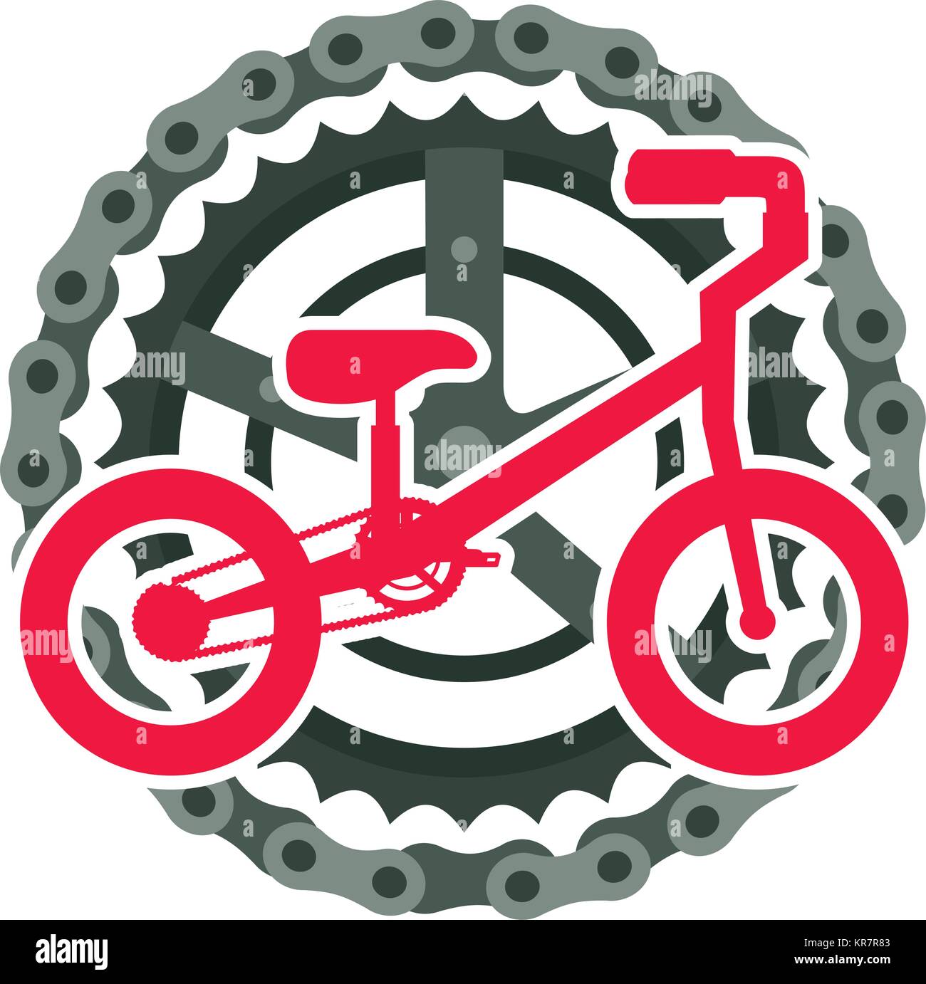 Bycicle chain Stock Vector Images - Alamy