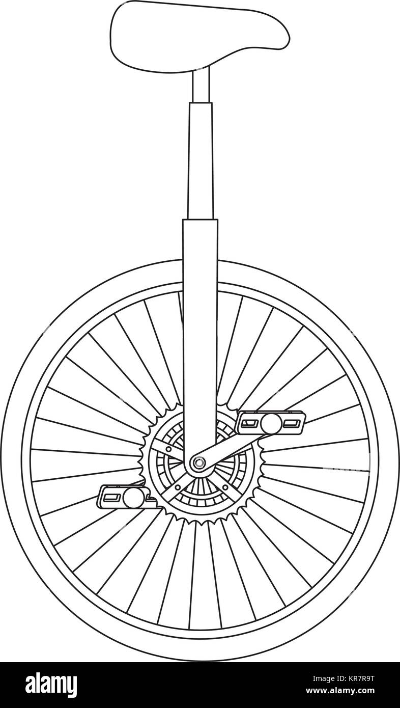 monocycle race isolated icon Stock Vector Image & Art - Alamy