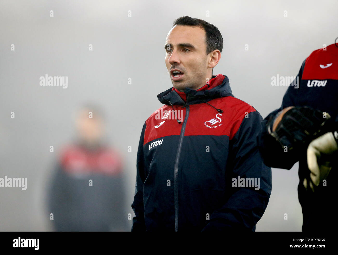 Swansea City player-coach Leon Britton before the Premier League match ...