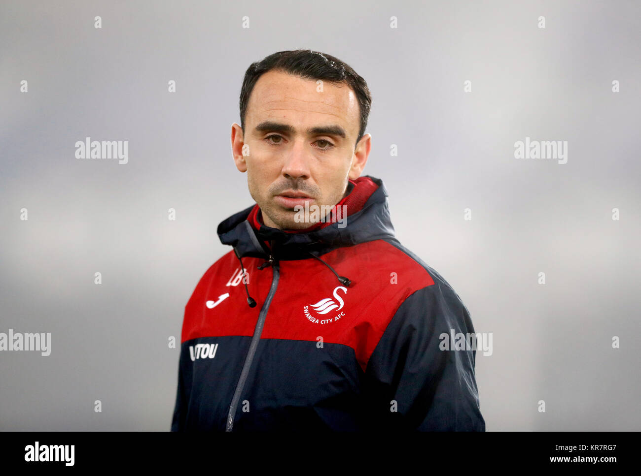 Swansea City player-coach Leon Britton before the Premier League match ...