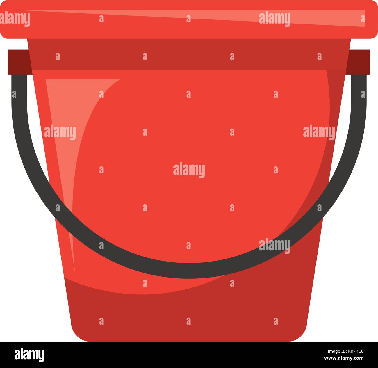 plastic bucket isolated icon Stock Vector Image & Art - Alamy
