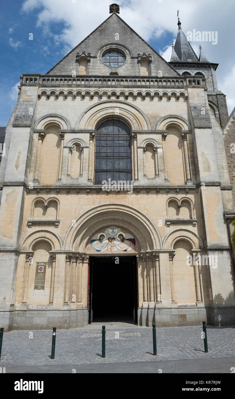 The cathedral of the Holy Trinity in Laval. The town is situated in the ...