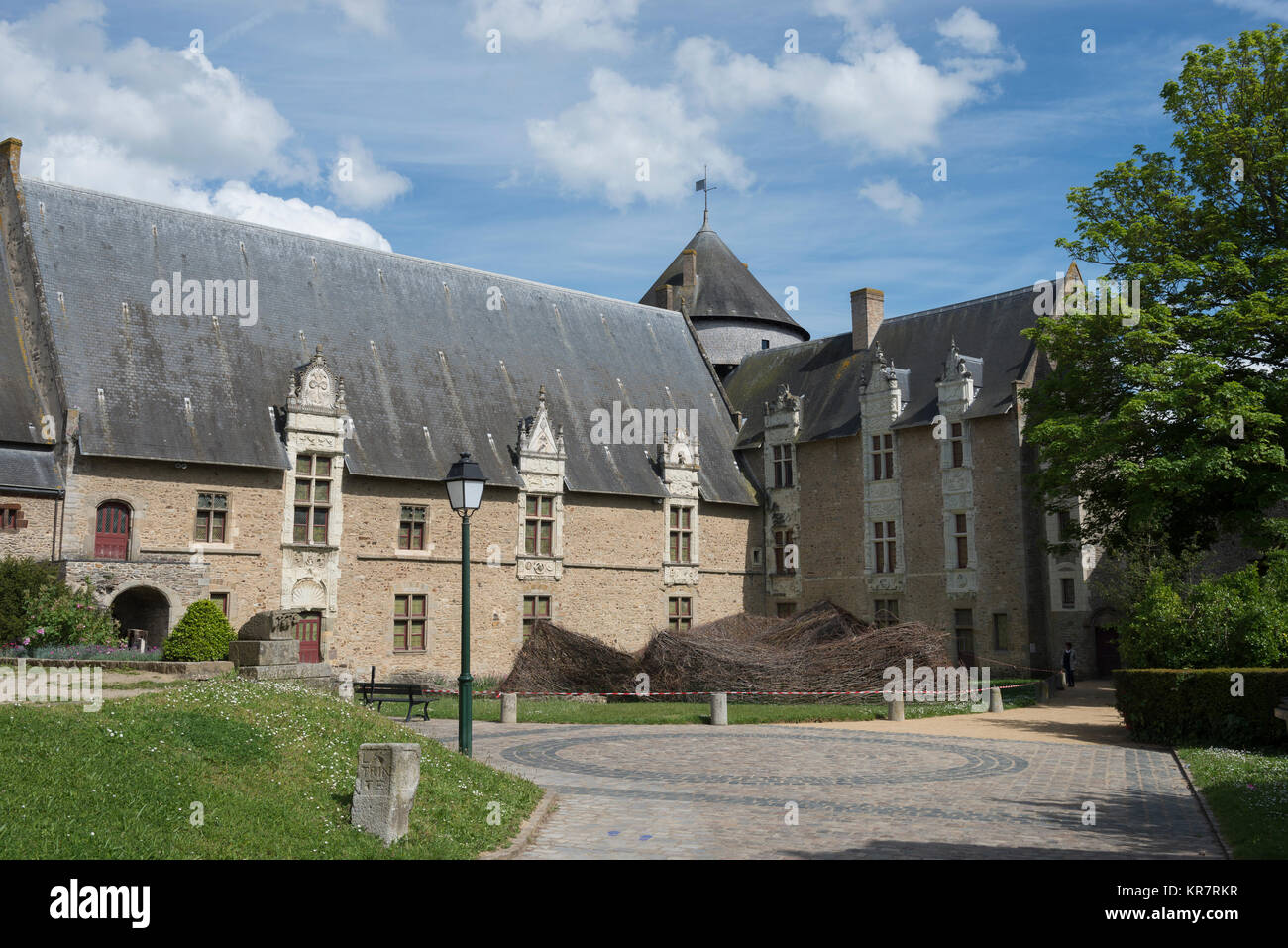 The Château de Laval, known as Le Vieux Chateau is situated in the town ...