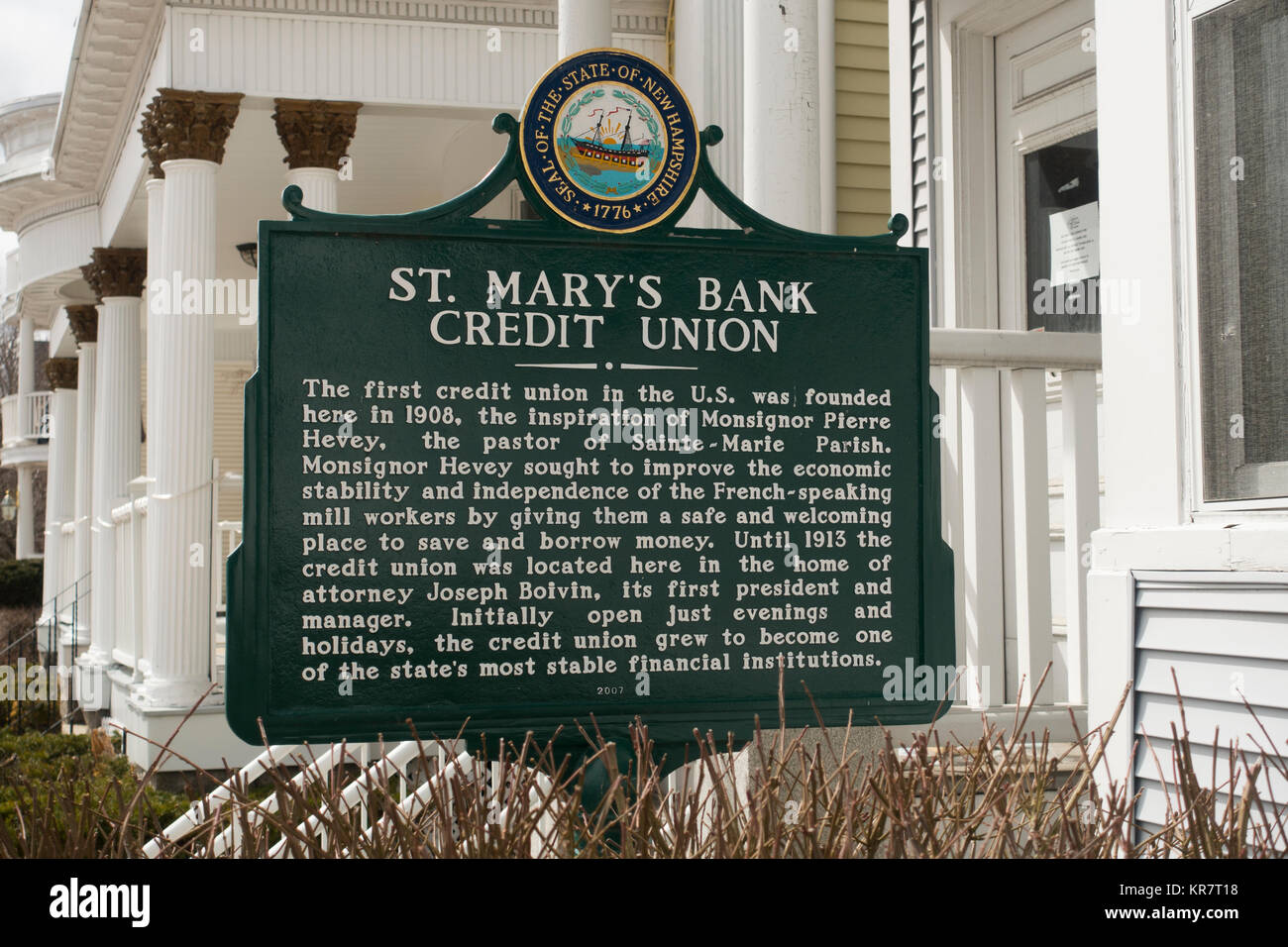 St. Mary's bank the first credit union in the United States, Manchester ...